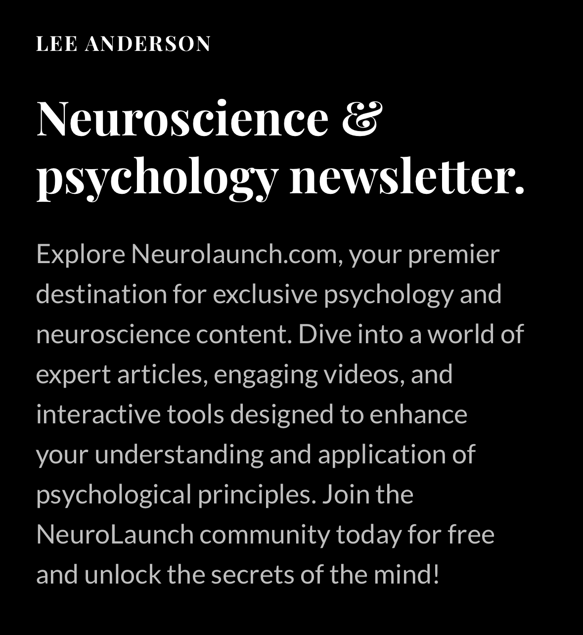 Neurolaunch – Resource Alchemy